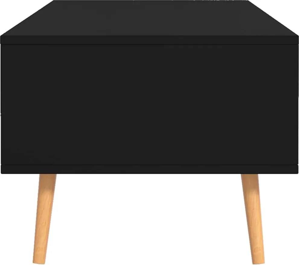Konferenční stolek černý 100 x 49,5 x 43 cm kompozitní dřevo 326787
