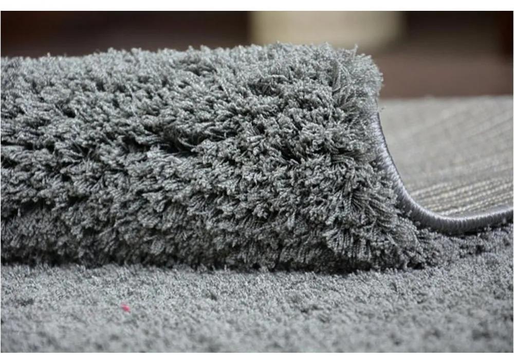 Luxusní kusový koberec Shaggy Azra šedý 2 60x100cm