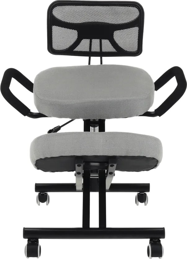 Ergonomická kľakačka, šedohnědá taupe / černá, RUFUS