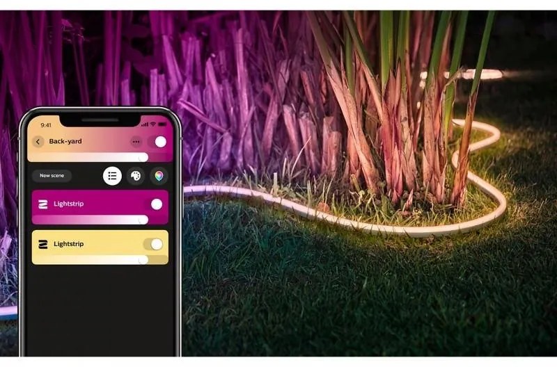PH 8718699709839 Hue Bluetooth VENKOVNÍ LED PÁSEK 19W 2000-6500K IP67, 16 mil. barev, 2m - PHILIPS (929002289002)