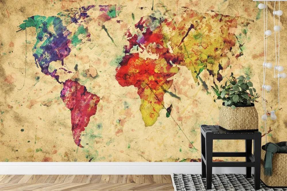 Fototapeta Mapa Světa Hladký vinyl 270x180