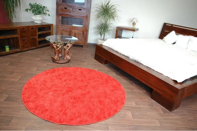 Koberec kruh SERENADE červený - 133 cm kruh