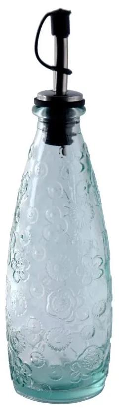 Skleněná láhev s nálevkou Ego Dekor Flora, 300 ml