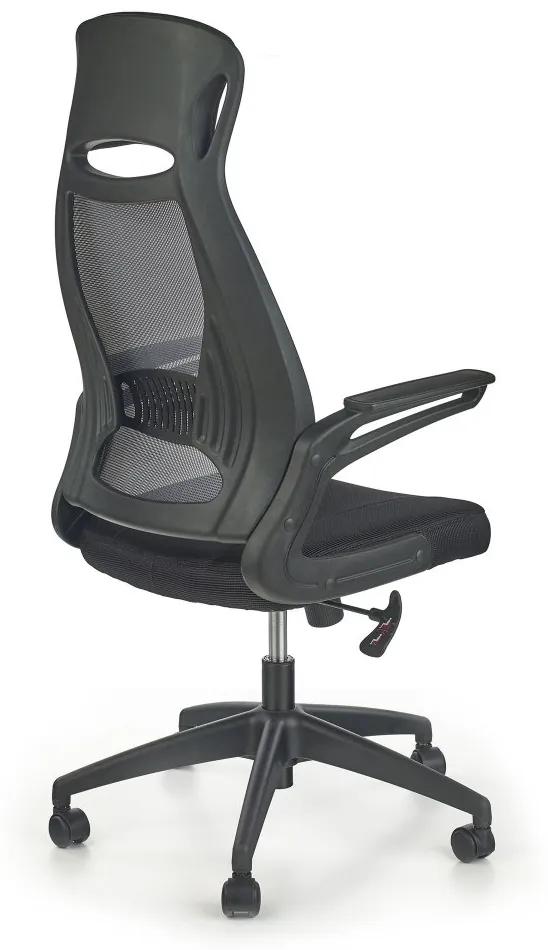 Kancelářská židle SOLARIS – síťovina, černá / šedá