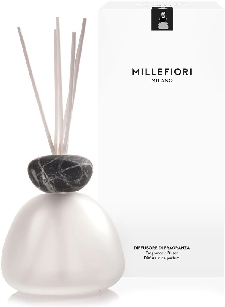 Millefiori milano air design marble black matné sklo 350 ml