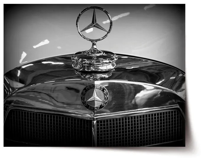 Plakát SABLIO - Mercedes Benz 60x40 cm