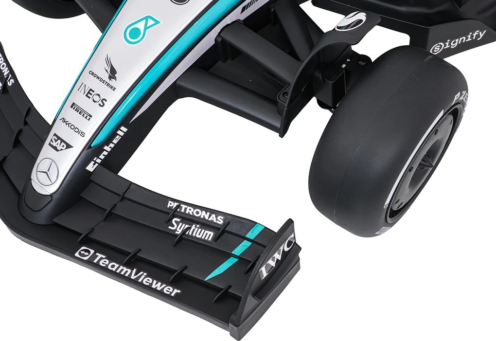 Ramiz Formule AMG Petronas F1 elektrické autíčko pro děti černé na dálkové ovládání + ovladač R/C