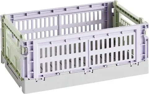 Úložný box Crate Mix Colour Lavender S HAY