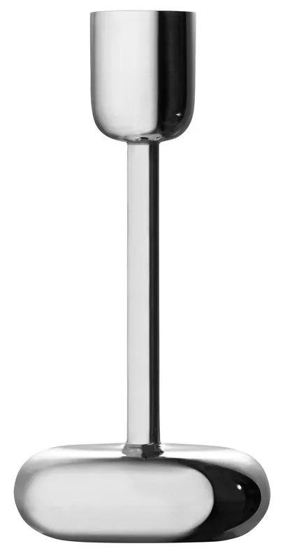 Svícen Nappula Steel 18,3 cm Iittala