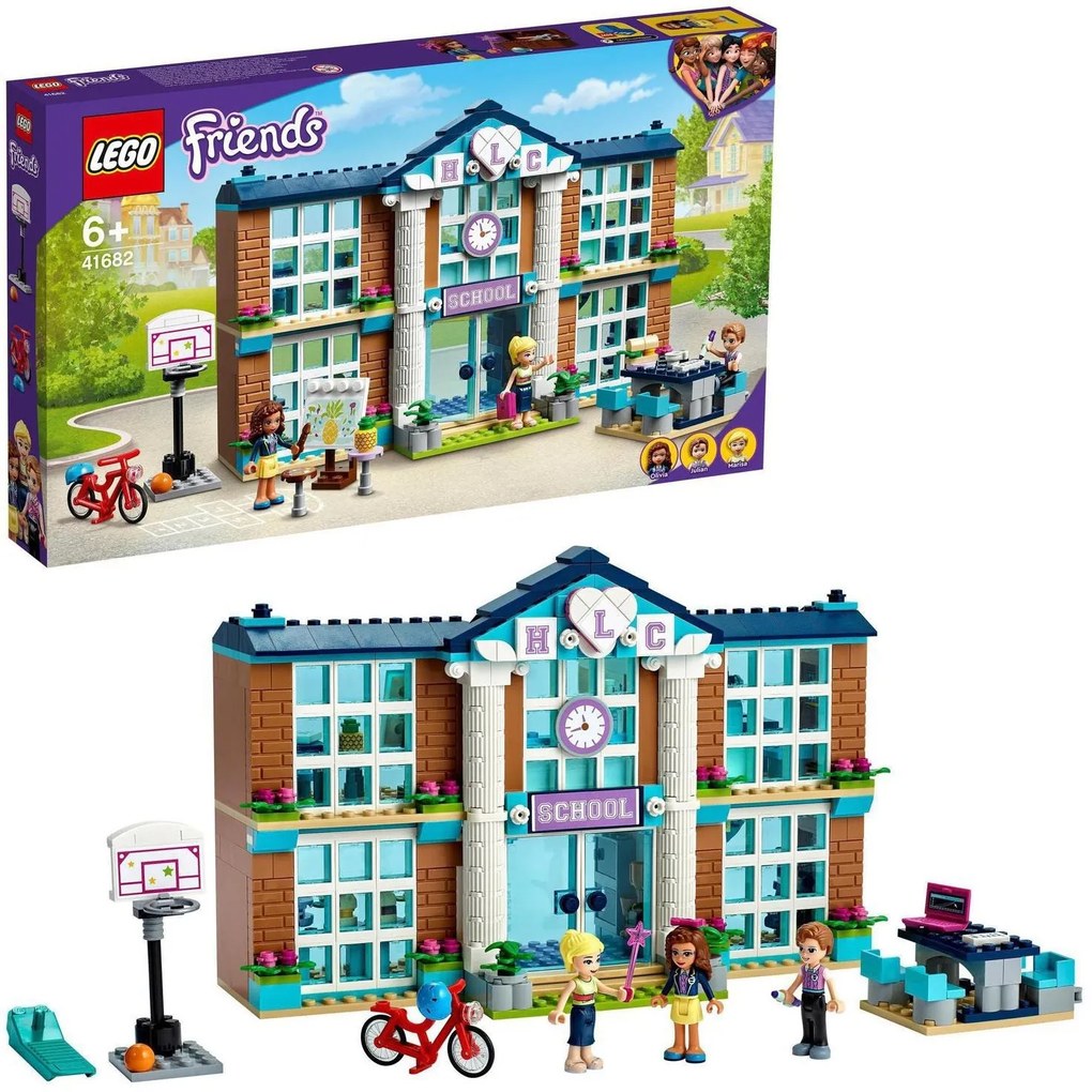 Lego stavebnice lego friends 41682 škola v městečku heartlake