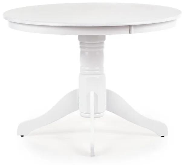 Jídelní stůl GLOSTER,106x75x106, bílá