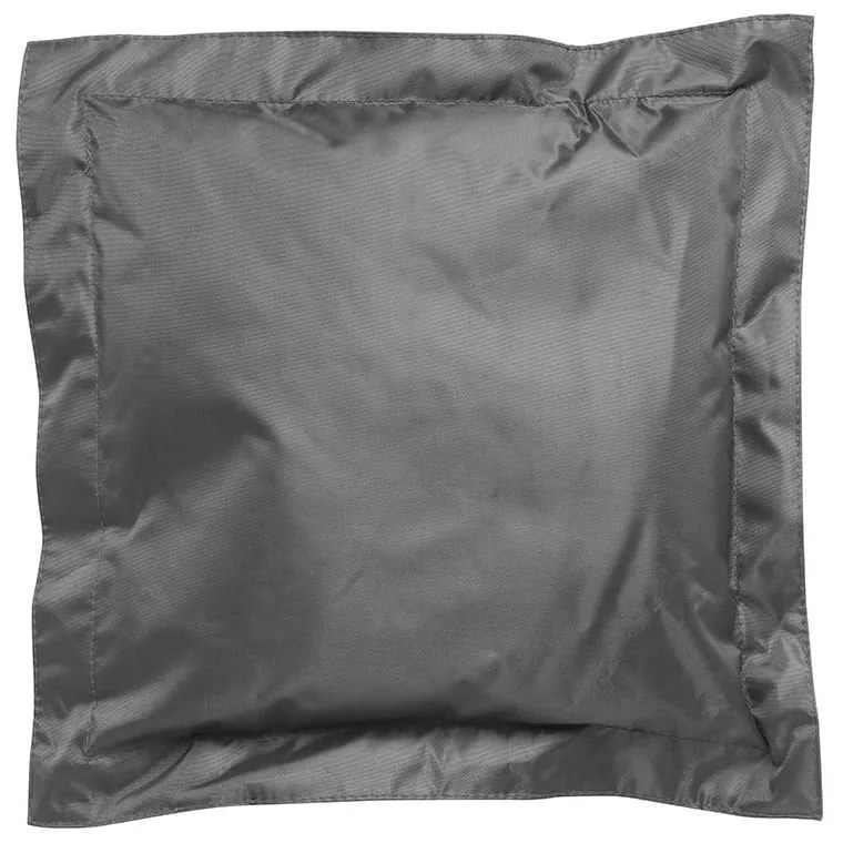 Tmavě šedý venkovní polštářek Sunvibes, 45 x 45 cm