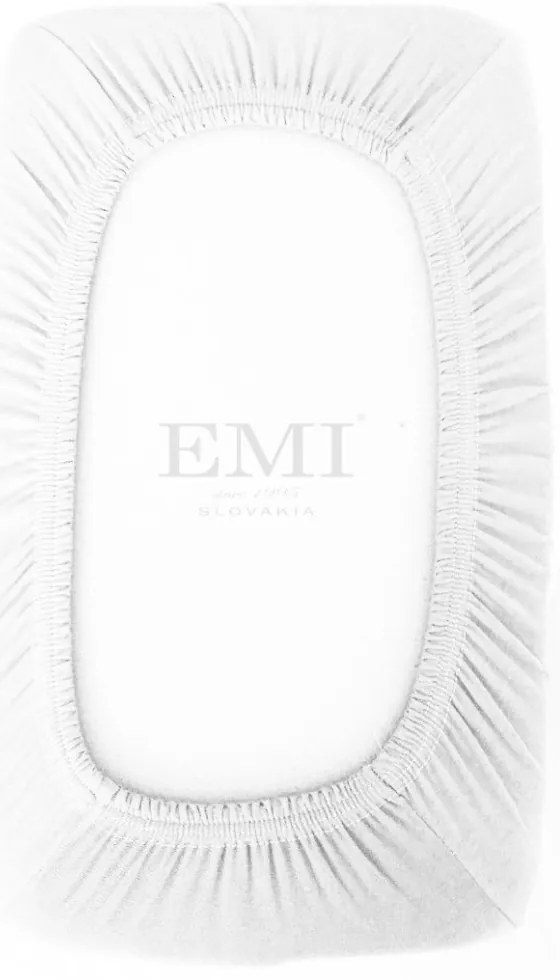 Prostěradlo bílé Superstretch EMI, Plachta 90x200