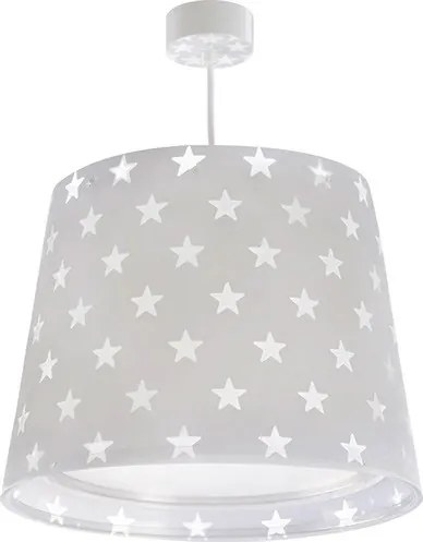 Dalber D81212E dětský lustr Stars Grey 1x60W|E27