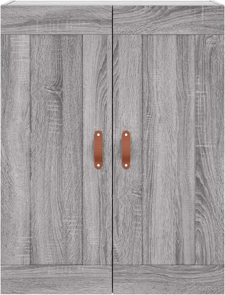 Skříň highboard šedá sonoma 69,5 x 34 x 180 cm kompozitní dřevo 3199727