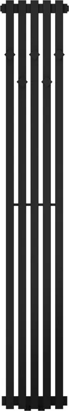 Mexen Flux dekorativní koupelnový radiátor 1500 x 240 mm, 450 W, černý - W127-1500-240-00-70