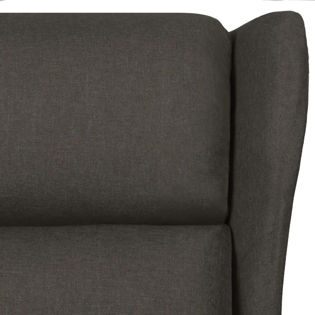 Polohovací křeslo taupe textil 340957