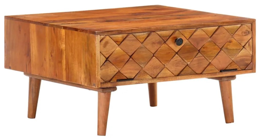Konferenční stolek 68 x 68 x 38 cm masivní akáciové dřevo,  288089