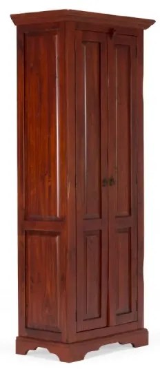 furniture-nabytek.cz - Masivní předsíňová stěna Catello z borovice, lakovaná, hnědá