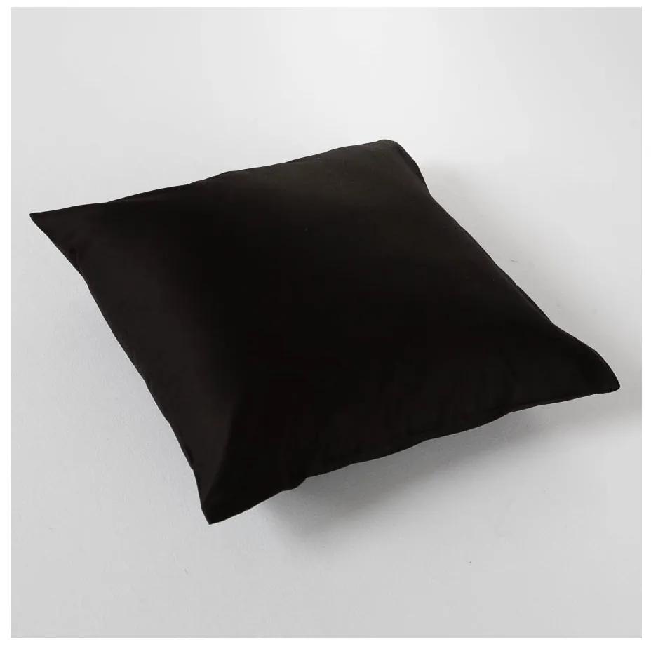 Veba polštářek geon bavlněný satén - černá 40x40