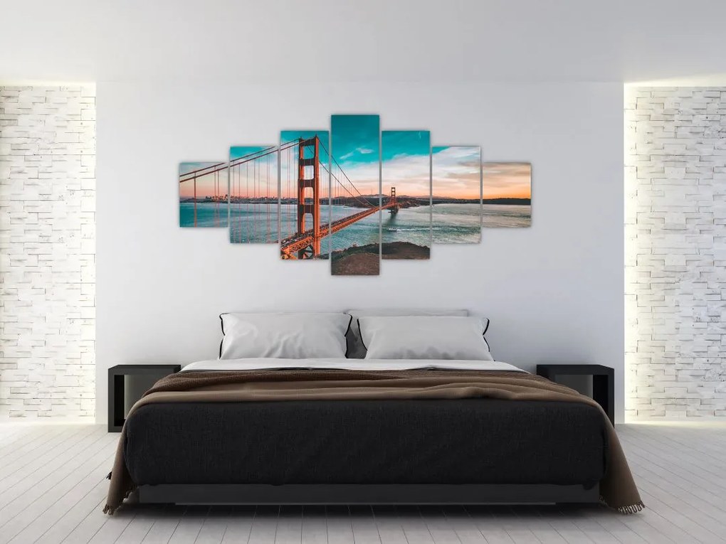 Obraz- Golden Gate, San Francisco (210x100 cm)