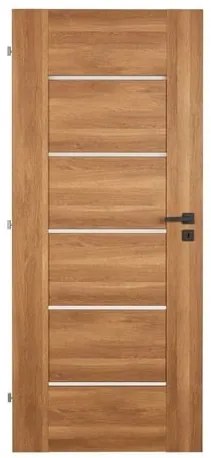 DRE Aura interiérové dveře naturel levé 60 cm dub polský AURADPL60L