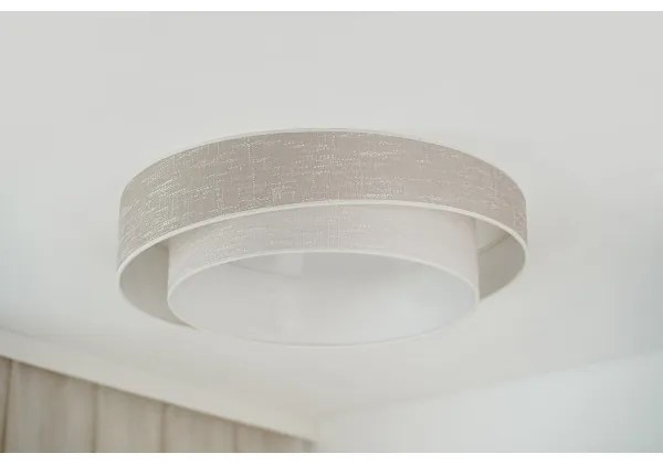 Brilagi - LED Stropní svítidlo DOVER SHINE LED/26W/230V pr. 60 cm šedá/krémová