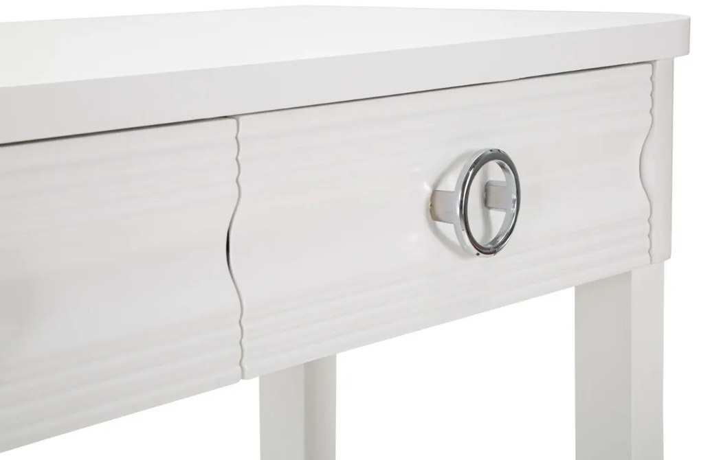 Designová konzole Hahnunah 110 cm bílá