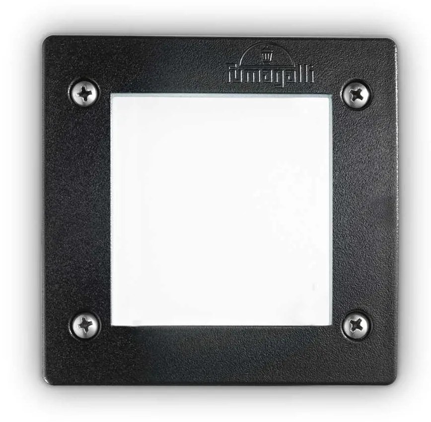 Ideal Lux Zápustné svítidlo LETI FI SQUARE NERO