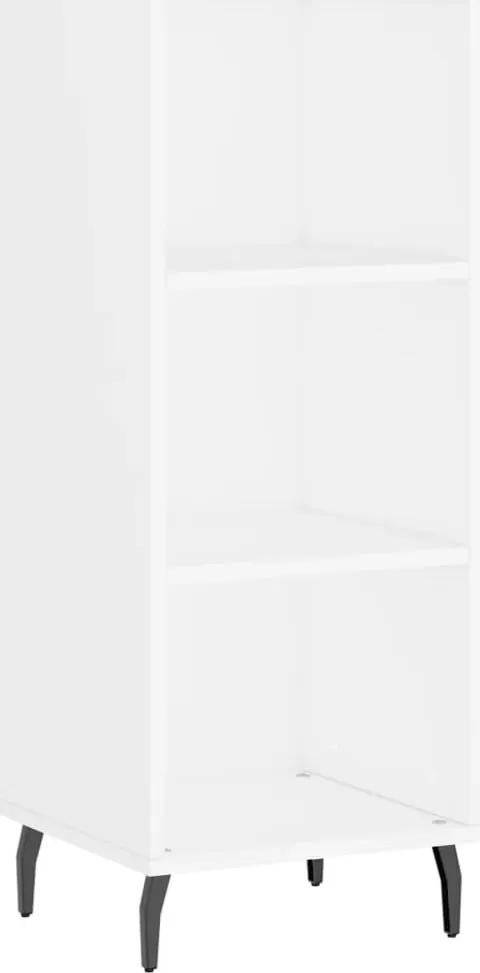 vidaXL Skříň highboard 34,5 x 34 x 180 cm kompozitní dřevo [3199377] Barva: šedá sonoma