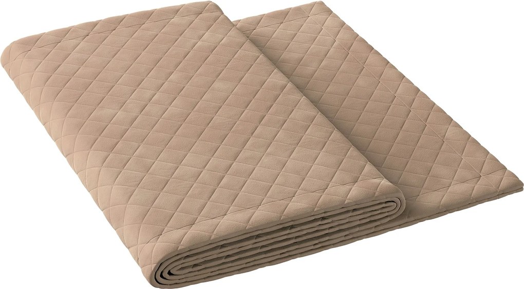 Hotelový přehoz – běhoun Velvet 60x200 cm barva béžová látka lesklé, sametová