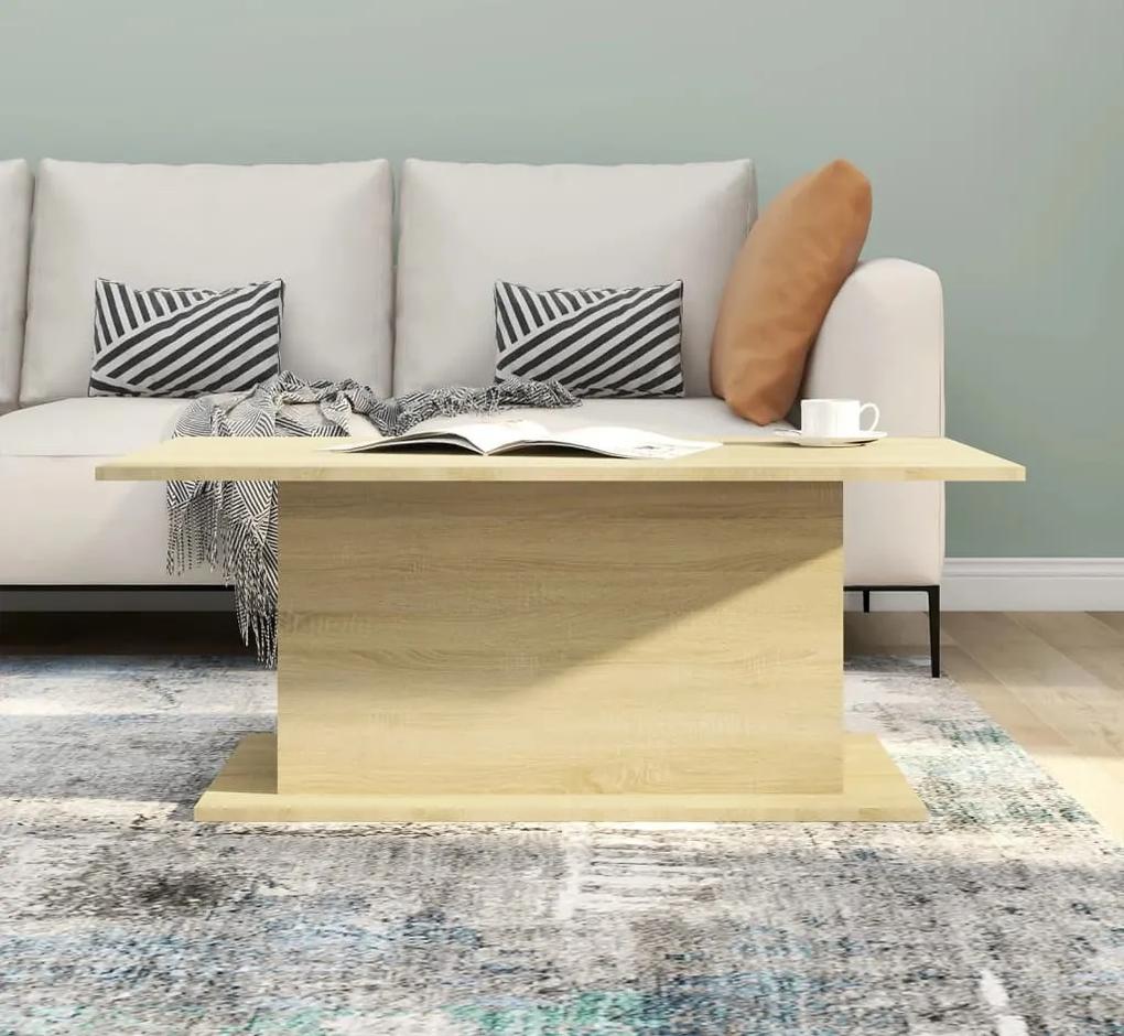 vidaXL Konferenční stolek 102 x 55,5 x 40 cm kompozitní dřevo [810310] Barva: Černá