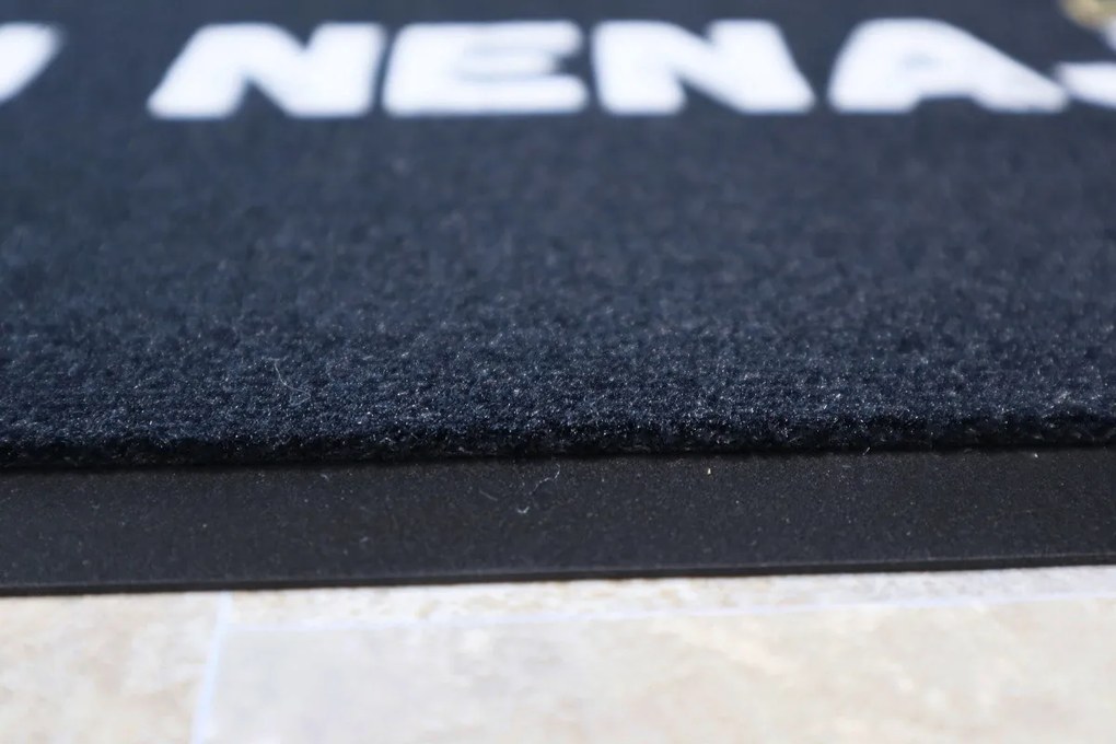 Mercury Flooring, Rohožka Klíč pode mnou nenajdeš 40x60 cm, 40x60, černobílá