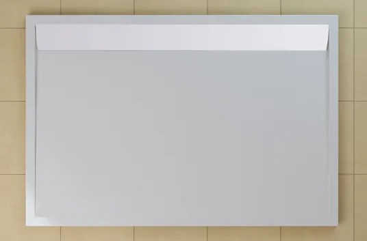 SanSwiss WIA 90 100 04 04 Sprchová vanička obdélníková 90×100 cm bílá, kryt bílý, skládá se z WIA 90 100 04 a BWI 100 04 04