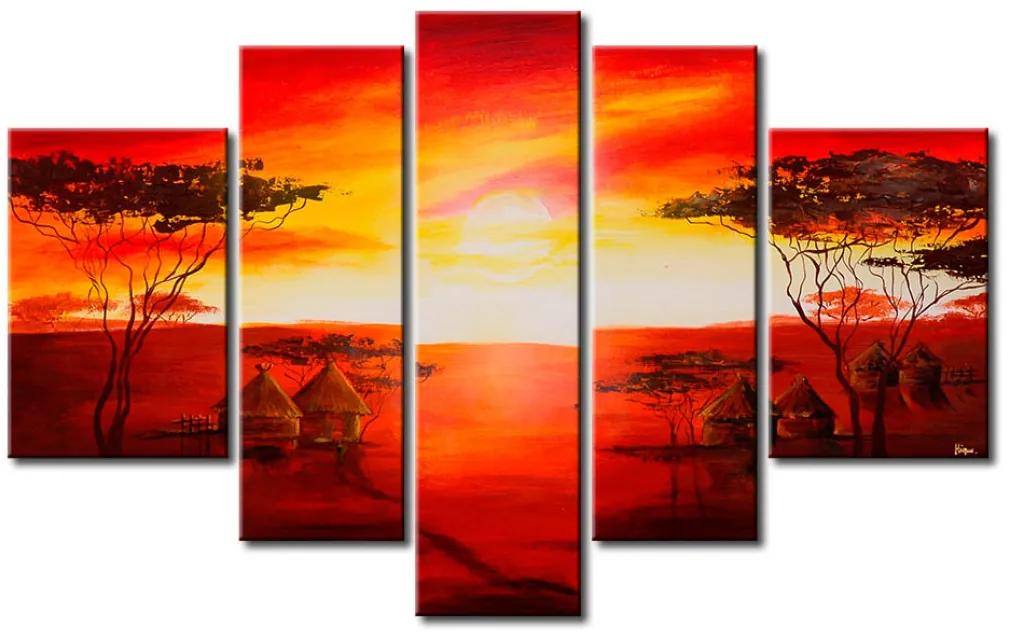Obraz Africký západ slunce