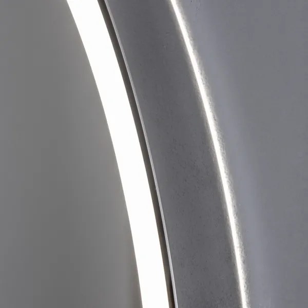 Brilagi-LED Stm. vyhř. zrcadlo s pods. ALU PRO LED/18W/230V pr.60 cm IP44 l. ch.