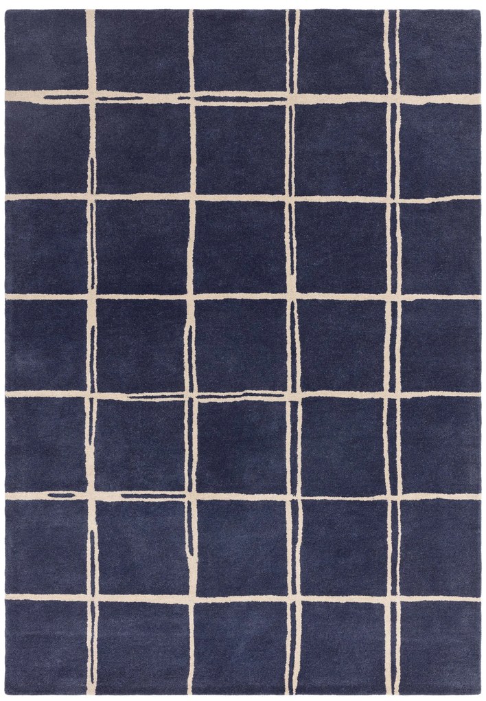 Tribeca Design Kusový koberec Swans Grid Marine Rozměry: 80x150 cm