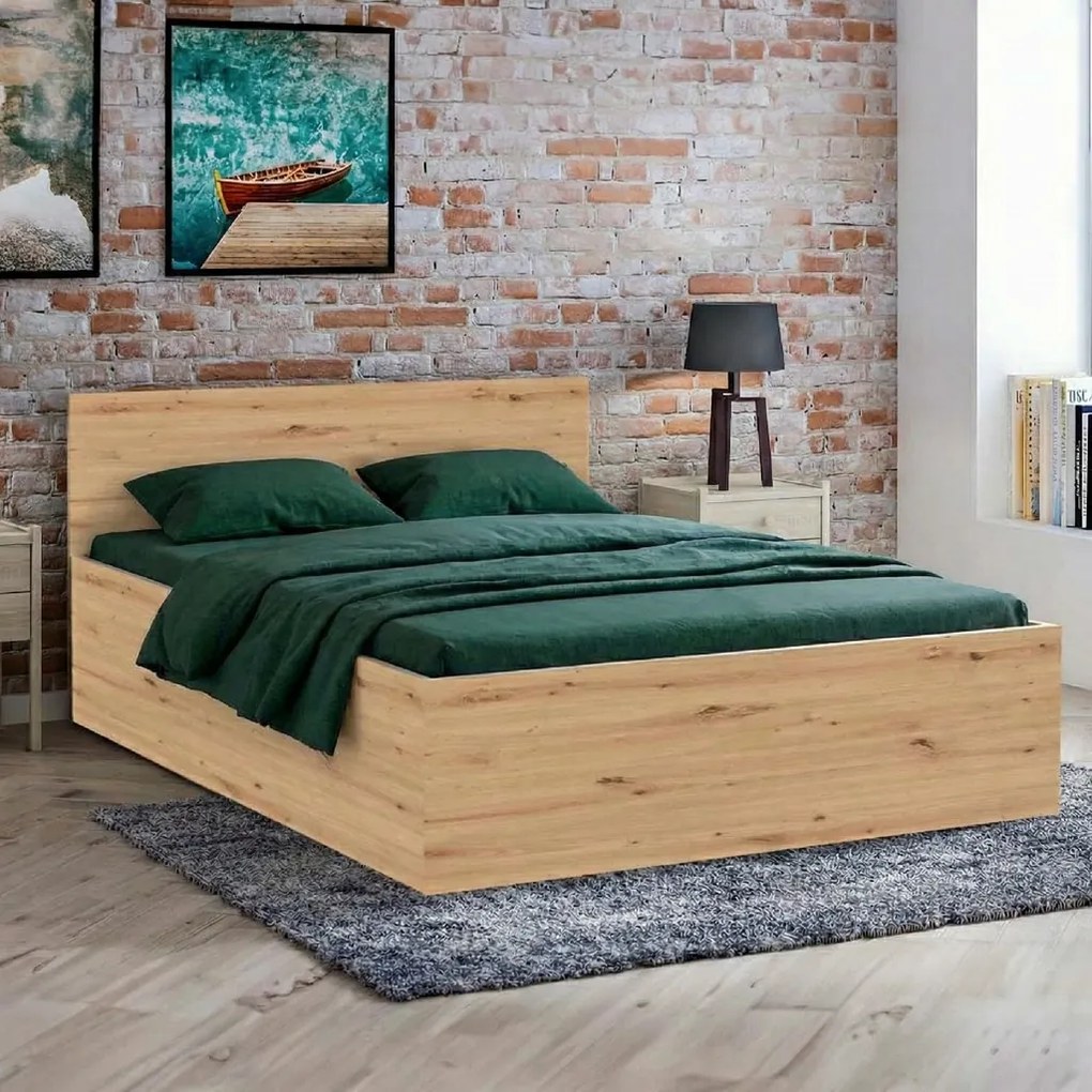 Maxi Postel STELA 140x200 cm, Dub Artisan