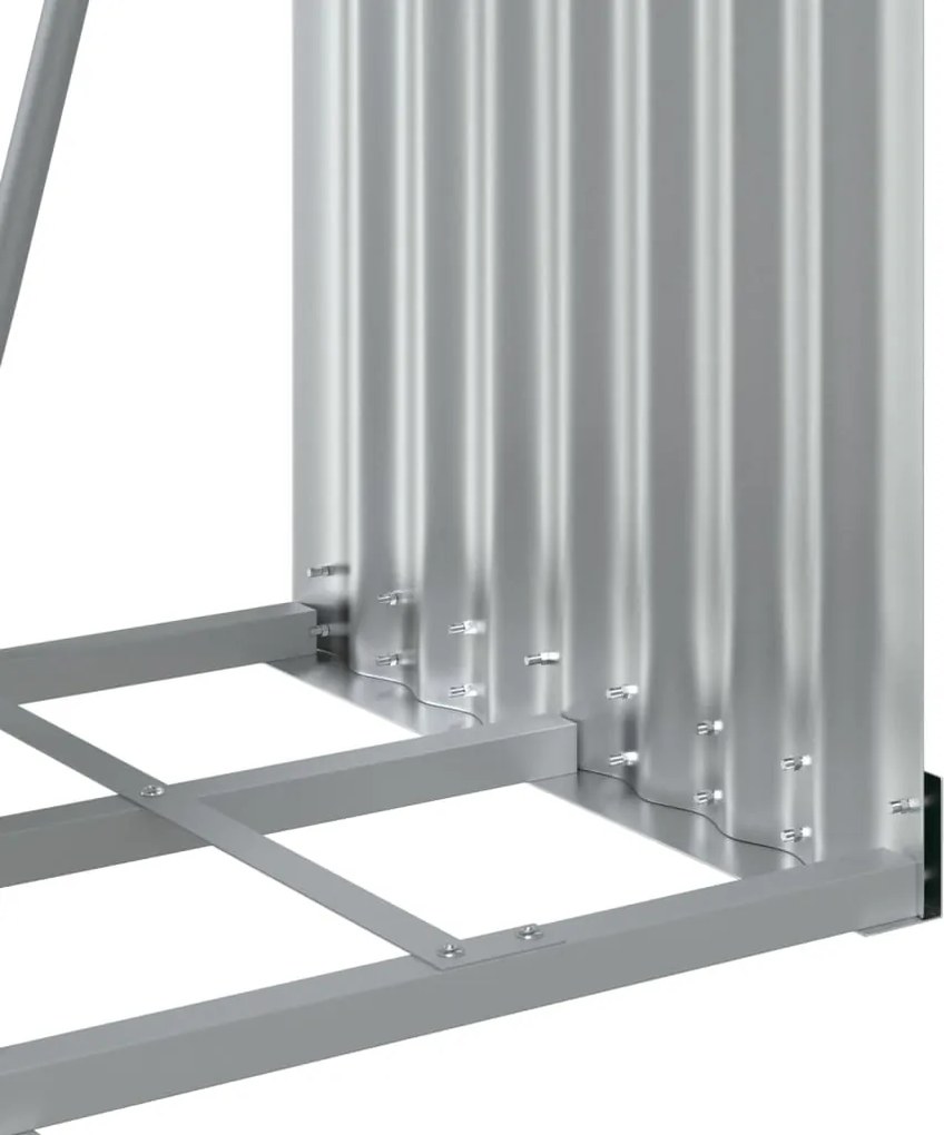 vidaXL Stojan na dřevo 40 x 45 x 100 cm pozinkovaná ocel [364547] Barva: Vzhled dřeva