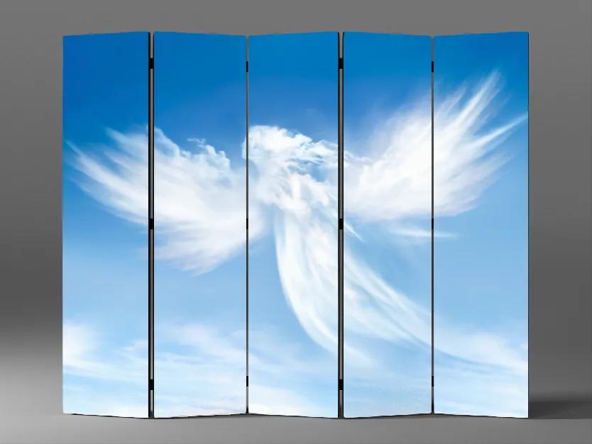 Liox Paraván anděl v oblacích Rozměr: 225 x 180 cm