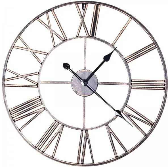 Goleto Nástěnné hodiny s římskými číslicemi | ∅58,5 x 3,5 cm