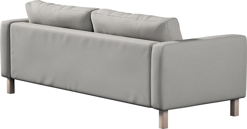 Potah na pohovku IKEA Karlstad 3-místná, nerozkládací, krátký barva šedá látka pletený vzor