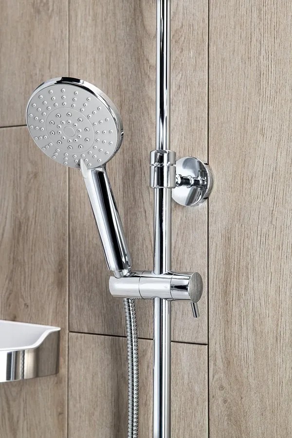 Aqualine Aqualine, LIGA sprchový sloup s termostatickou baterií, chrom, SL533