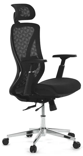 Ergonomická kancelářská židle NILS - černá síťovina Barva: černá