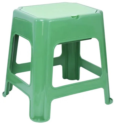 BISK Erga příslušenství, koupelnová židle s úložným prostorem 420x365x425 mm, zelená, ERG-08046