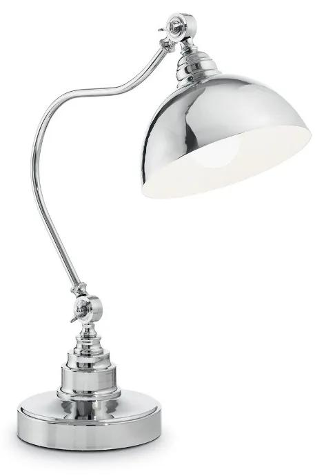 Stolní lampa Ideal Lux Amsterdam TL1 cromo 131757 chromová
