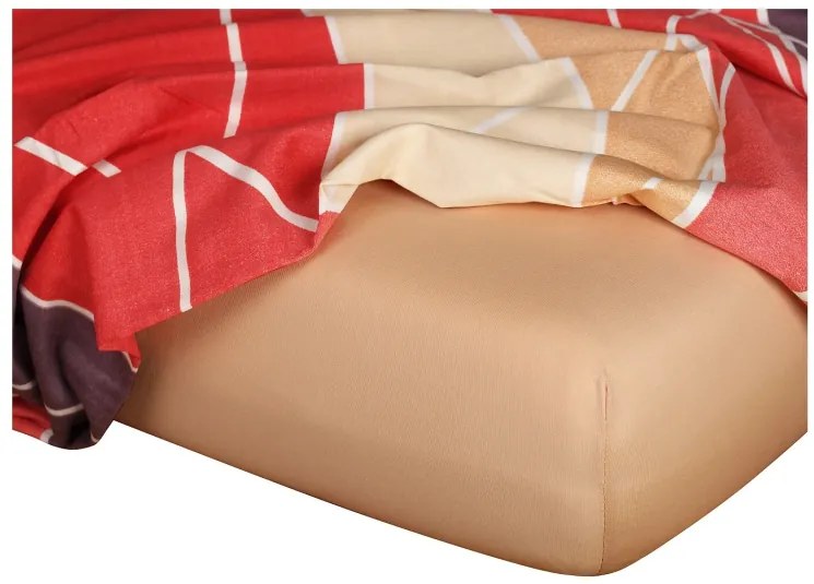 Dadka Jersey prostěradlo světle hnědá B  Jersey prostěradlo světle hnědá 60x120x10 cm