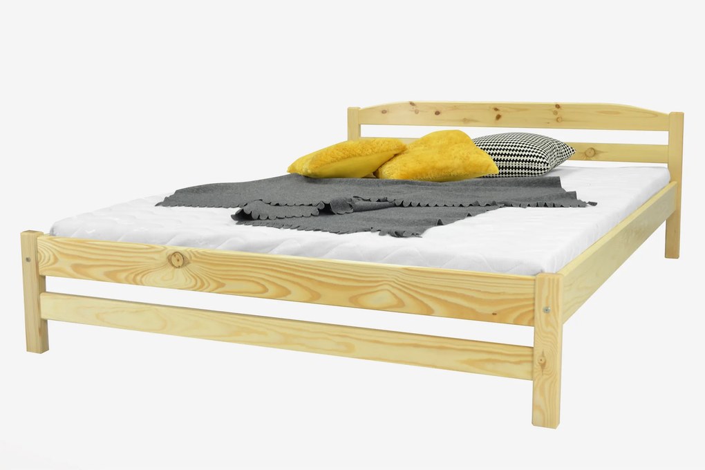 Via-nábytek Postel BART masiv borovice 180 x 200 Povrchová úprava postele: Moření odstín dub