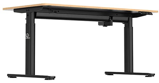Lama Plus Elektricky výškově stavitelný stůl pro děti PULSAR — 120 cm, černá