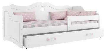 Dětská postel JULIA bílá 160x80 cm